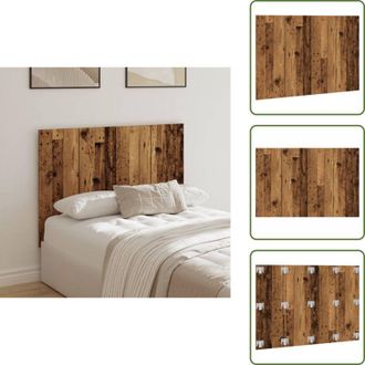 vidaXL Kopfteil Altholz-Optik 120x1,5x80 cm Holzwerkstoff - Kopfteil - Kopfteile - Bett-Kopfteil - Bettkopfteil
