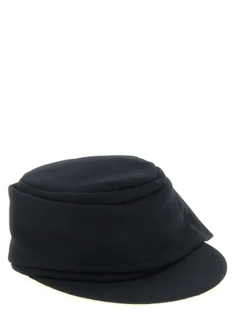 Yohji Yamamoto YO340617BM Sculptural Polyamide Bucket Hat - Black