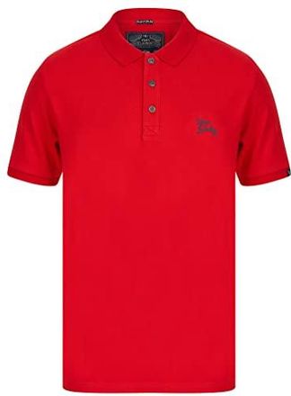 Tokyo Laundry Polo piqu&eacute; uni pour homme, Mortimer - Cerise de la Barbade, XXL