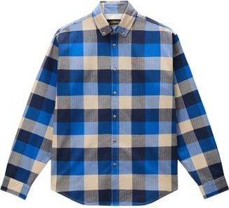 Napapijri Chemise &agrave; carreaux col am&eacute;ricain en coton