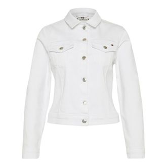 Tommy Hilfiger Femme, Vestes, Blanc, Taille: 38 FR Veste en jean slim