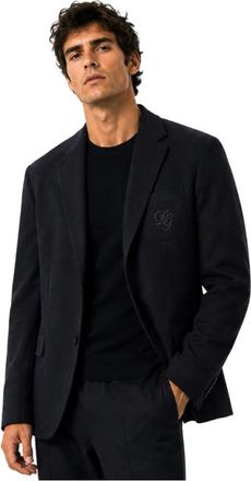 Dolce & Gabbana Homme, Vestes, Bleu, Taille: XS Veste Crois&eacute;e
