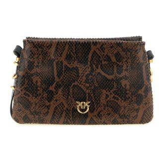 Pinko Pinko, Femme, Sacs, Brun, Taille: ONE Size Sac bandouli&egrave;re Triplet Mini