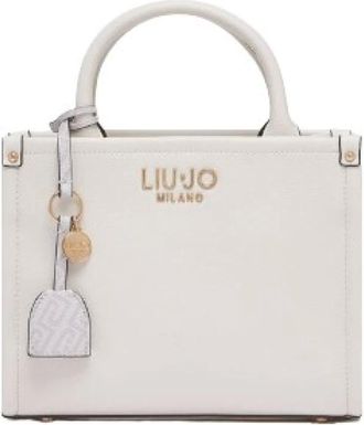Liu Jo Femme, Sacs, Blanc, Taille: ONE Size Petit sac &agrave; main avec breloque