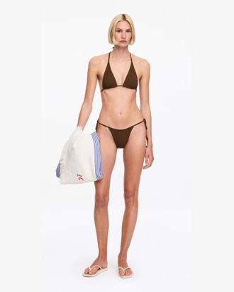 Arket Und Laila Gohar Bikinihose -Braun