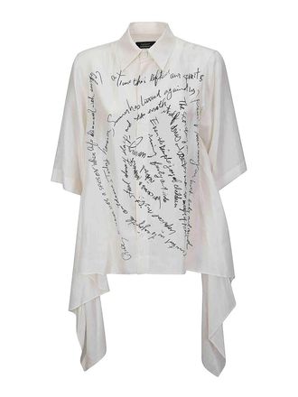 Yohji Yamamoto Blouse - Blanc