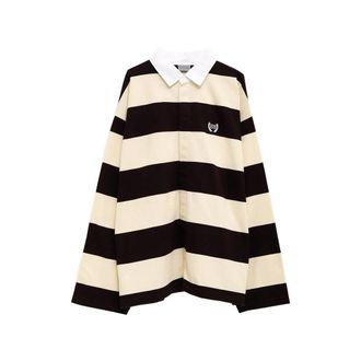 Balenciaga Striped Polo Shirt