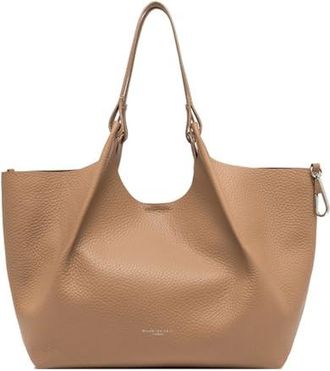 Gianni Chiarini Cuir sac shopper sac &agrave; &eacute;paule Dua Shopping Bag Clay marron clair