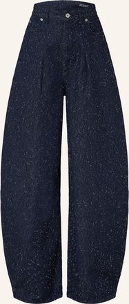 Jacquemus Jacquemus Barrel Jeans Le De-N&icirc;mes Ovalo blau
