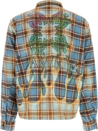 Amiri Blue Exterior: Cotton Camicie Shirt