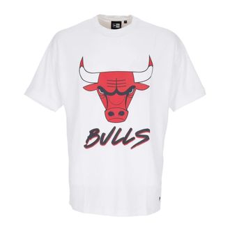 New Era NBA Script Mesh Tee - - Tops - Herren - Wei&szlig; - XL