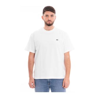 Lacoste Homme, Tops, Blanc, Taille: L T-shirt Coupe Classique