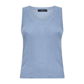 Max Mara Femme, Tops, Bleu, Taille: 38 FR Top Weekend