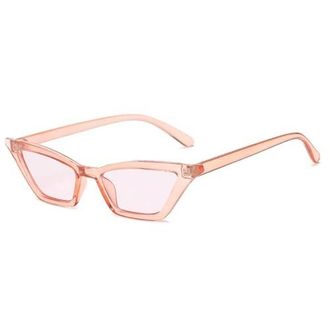 Generic Lunettes De Soleil Unisexes &Agrave; Monture Fine, Id&eacute;ales For Les Trajets Domicile-travail, Vacances Et Sports Plein Air. D&eacute;coratives For Hommes Femmes(Pink