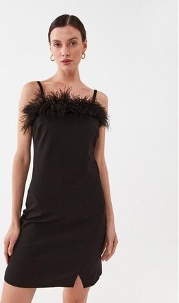 Twin-Set Coctailkleid 232TP2490 Schwarz Slim Fit