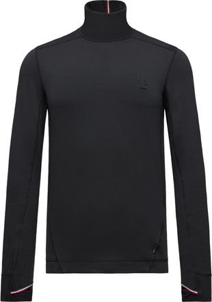 Moncler Moncler Polartec Polo Neck, Men, Black, Size: L
