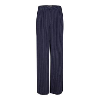Lollys Laundry Femme, Pantalons, Bleu, Taille: 38 FR Wide Pantalons