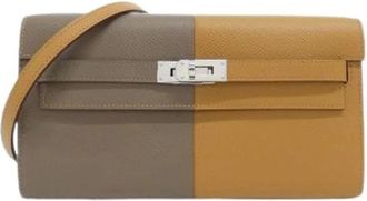 Herm&egrave;s Pre-owned Kelly Classique To Go Epsom Wallet - Femme - Pre-owned - Multicolore - Taille: ONE Size