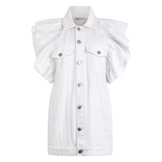 Red Valentino Damen, Kleider, Wei&szlig;, LGr&ouml;&szlig;e