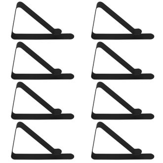 BESPORTBLE Abaodam 8 St&uuml;ck Tischdeckenclips aus Edelstahl Windfeste Robuste Metallklemmen f&uuml;r Outdoor Picknick und Gartentische Kompakte Tischdeckenklemmen f&uuml;r C