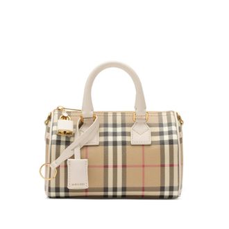 Burberry Mini Check Bowling Bag