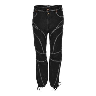 Versace Jeans Couture Stylische Hosen f&uuml;r Modebegeisterte - - Jeans - Damen - Schwarzk - W27