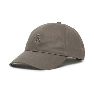 Calvin Klein Homme, Accessoires, Gris, Taille: ONE Size Casquette de baseball compacte &agrave; monogramme