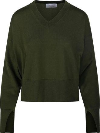 Daniele Fiesoli pull à col v - Vert