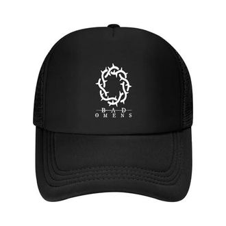 Generic Casquettes de Baseball masculines Hommes, Femmes Bad Omens Logo de Groupe Ti-Shirts Cadeaux pour Les Fans de cin&eacute;ma Casquette de Baseball Casquette d&eacute;