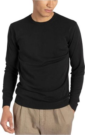 Daniele Fiesoli Homme, Pulls, Noir, Taille: L Pull Ras du Cou