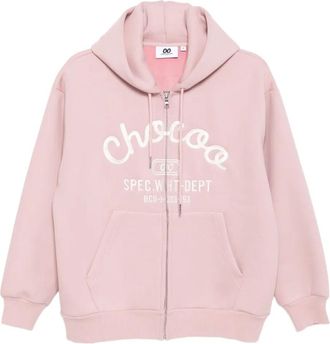 Chocoolate sweat à logo brodé - Rose