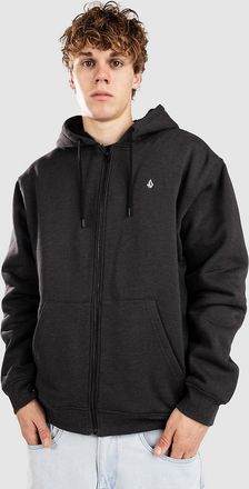 Volcom Single Stone Lined Zip Jacket heather black