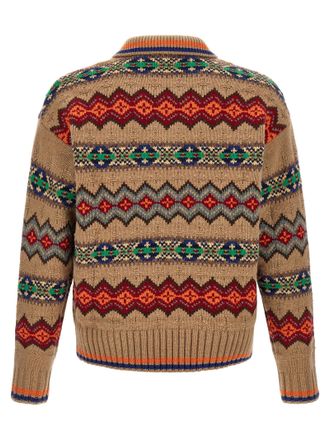 Polo Ralph Lauren Fair Isle Jacquard Sweater - Camel
