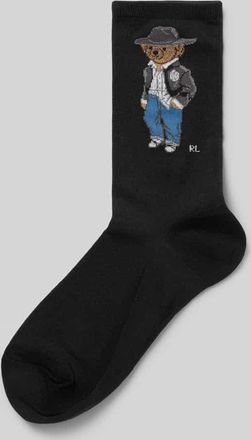 Polo Ralph Lauren Socken mit B&auml;ren-Motivprint