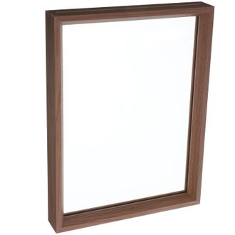 Valiclud Acryl Bilderrahmen Doppelseitig A4 mit Holzfu&szlig; Transparenter Schwebender Fotorahmen f&uuml;r Schreibtisch und Wohnraum