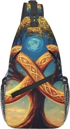 Generic Tree of Life Zen Sac &agrave; bandouli&egrave;re de voyage pour homme Sac &agrave; dos de randonn&eacute;e