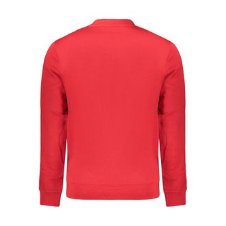 Napapijri Cotton Blend Crewneck Sweatshirt - Red