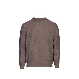 A|X Armani Exchange Pull en maille laine vierge m&eacute;lang&eacute;e