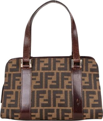Fendi Crossbody Bags - Fendi FF Monogram Zucca Handbag - Gr. unisize - in Braun - f&uuml;r Damen