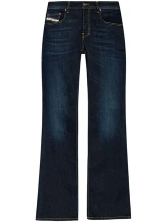 Diesel jean &agrave; taille mi-haute - Bleu