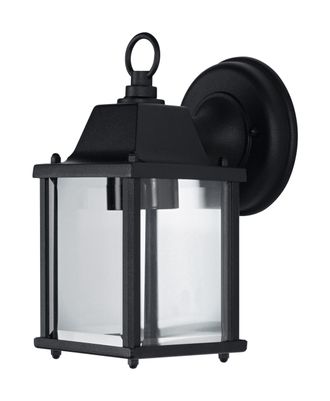 Osram ENDURA Classic Au&szlig;enleuchte S E27 Schwarz, Aluminiumdruckguss, klares Glas, IP43, ohne Leuchtmittel, f&uuml;r Au&szlig;enmontage geeignet