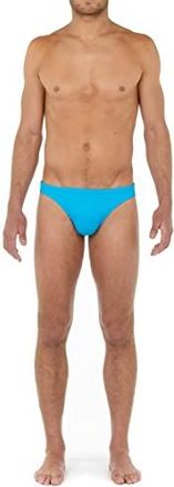 HOM WUKX Slip de Bain Micro Sea Life Swim Briefs, Turquoise, M Mens