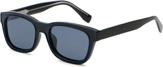 Generic Lunettes De Soleil &Agrave; Monture Carr&eacute;e For Hommes Et Femmes, UV400, Photographie De Rue, Shopping(Blue)