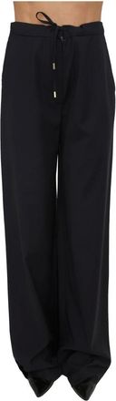 Max Mara Femme, Pantalons, Bleu, Taille: 44 FR Pantalone
