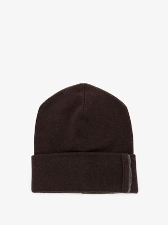 Brunello Cucinelli Cashmere hat with Monili detail - BRUNELLO CUCINELLI - gender_Woman