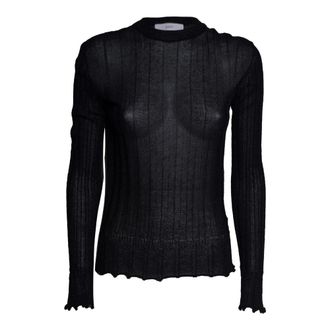 Akep Damen, Strickwaren, Schwarzk, SGr&ouml;&szlig;e