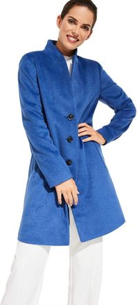 Comma Damen 8T.909.52.4236 Mantel, Blau (Power Blue 5628), (Herstellergr&ouml;&szlig;e: 42)