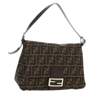 Fendi Pre-owned Vintage Zucca Canvas Shoulder Bag - - Pre-owned - Damen - Braun - ONE SIZE