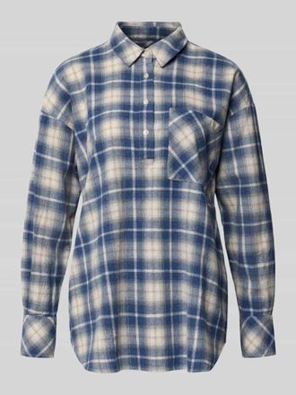 Emily van den Bergh Relaxed Fit Bluse mit Knopfleiste und Brusttasche