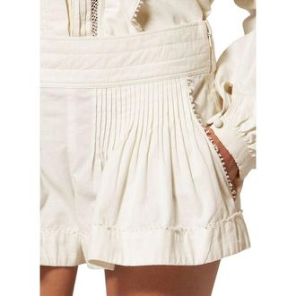 Isabel Marant Short Cybila victorien en coton